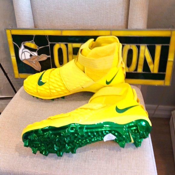 Nike | Shoes | Oregon Duck Nike Football Cleats C986870 Sz 16 Yellow ...